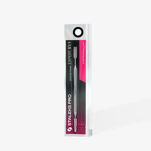 Staleks Manicure Pusher EXPERT 51 TYPE 1 (Straight Flat and Loop Pushe ...