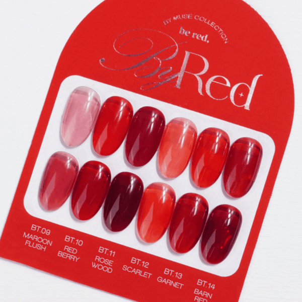 BY MUSE By Red Tint Color Gel Polish- Maroon Flush - Nail Mart USA