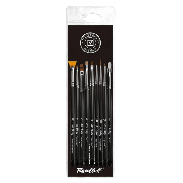 Ju.Bilej No. 7 "Gel Designer" Brush Set - Nail Mart USA