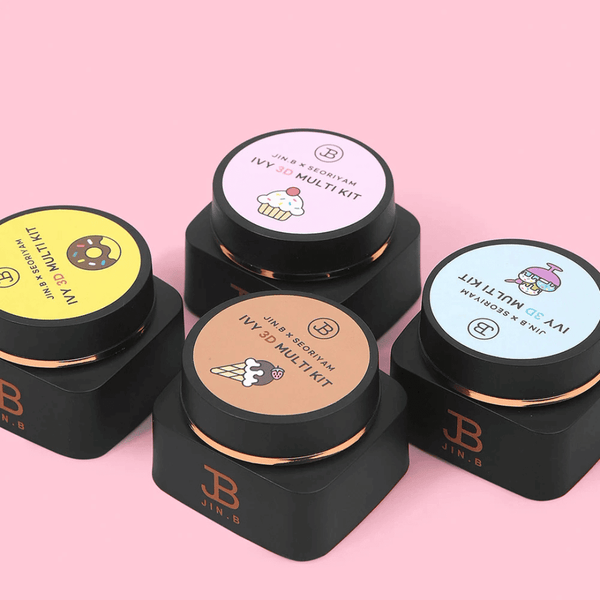 JIN.B Ivy 3D Seoriyam Multi Kit Clay Gel- Bingsu - Nail Mart USA