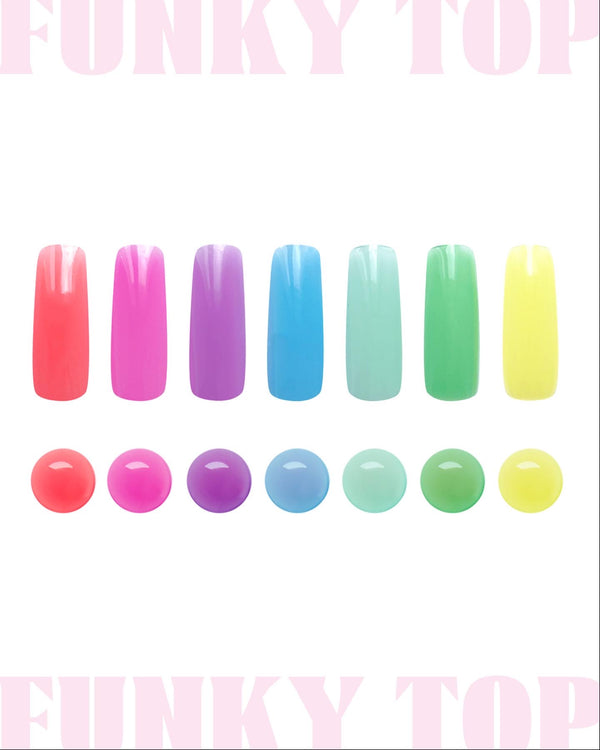 Adore Professional Funky Color Top- Funky Peri - Nail Mart USA
