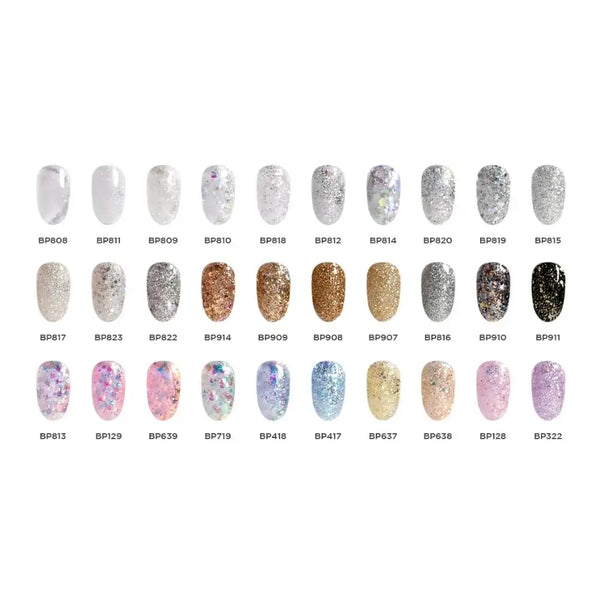 BANDI 60 Piece Glitter Collection - Nail Mart USA
