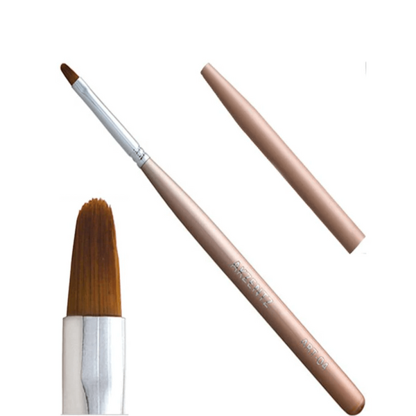 Akzentz Small Art Oval Brush #4 - Nail Mart USA