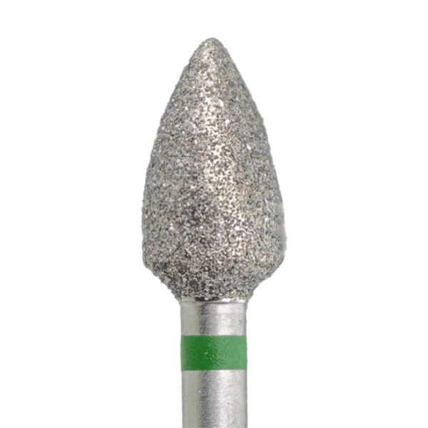 KMIZ Short Flame (Bud) E-File Nail Drill Bit - Coarse Grit - Nail Mart USA