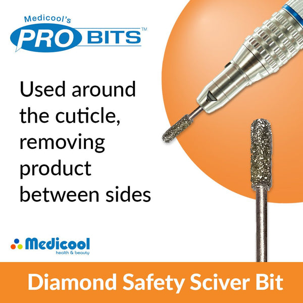 Medicool Diamond Safety Sciver Bit for Nails - Nail Mart USA