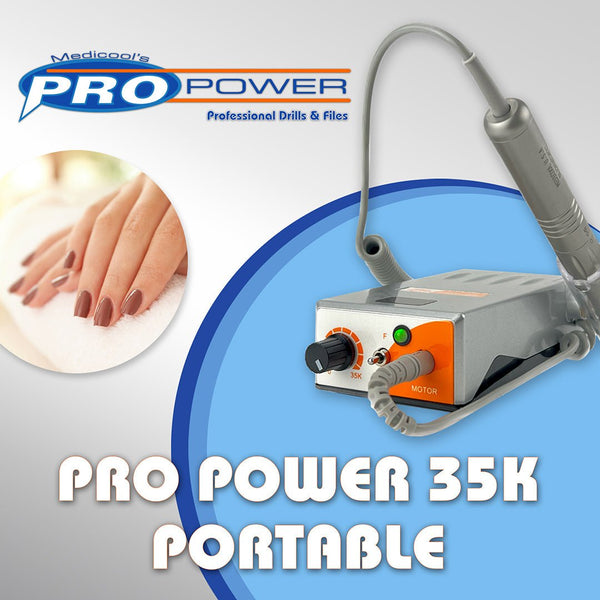Medicool Pro Power 35K Portable + Bit Bundles - Nail Mart USA