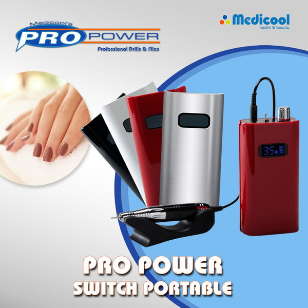 Medicool Pro Power Switch - Case & Bits Bundle - Nail Mart USA