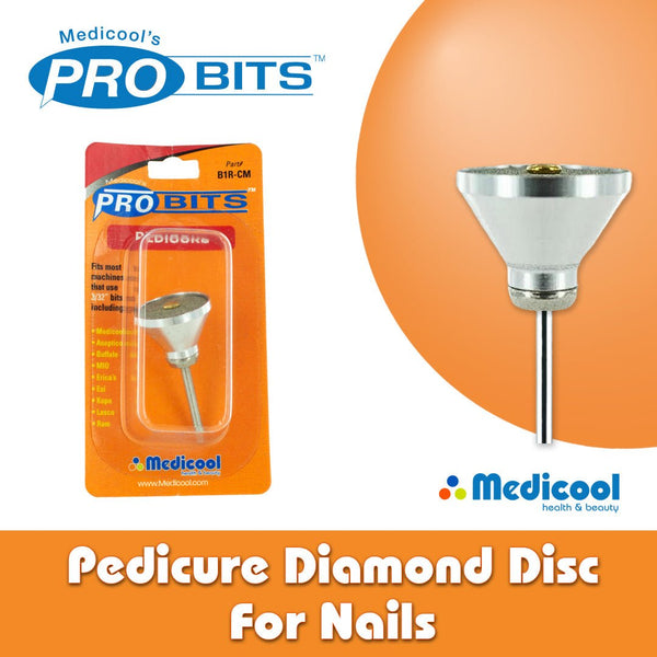 Medicool Pedicure Diamond Disc -B1R-CM- for Nails - Nail Mart USA