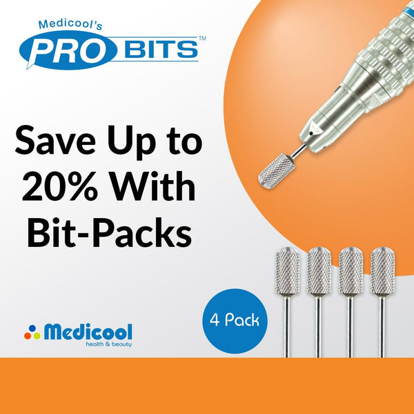 Medicool Silver Carbide Safety Barrel for Nails - Nail Mart USA